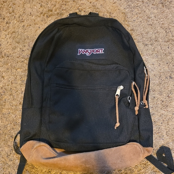 Jansport | Bags | Jansport Black And Tan Everyday Backpack | Poshmark